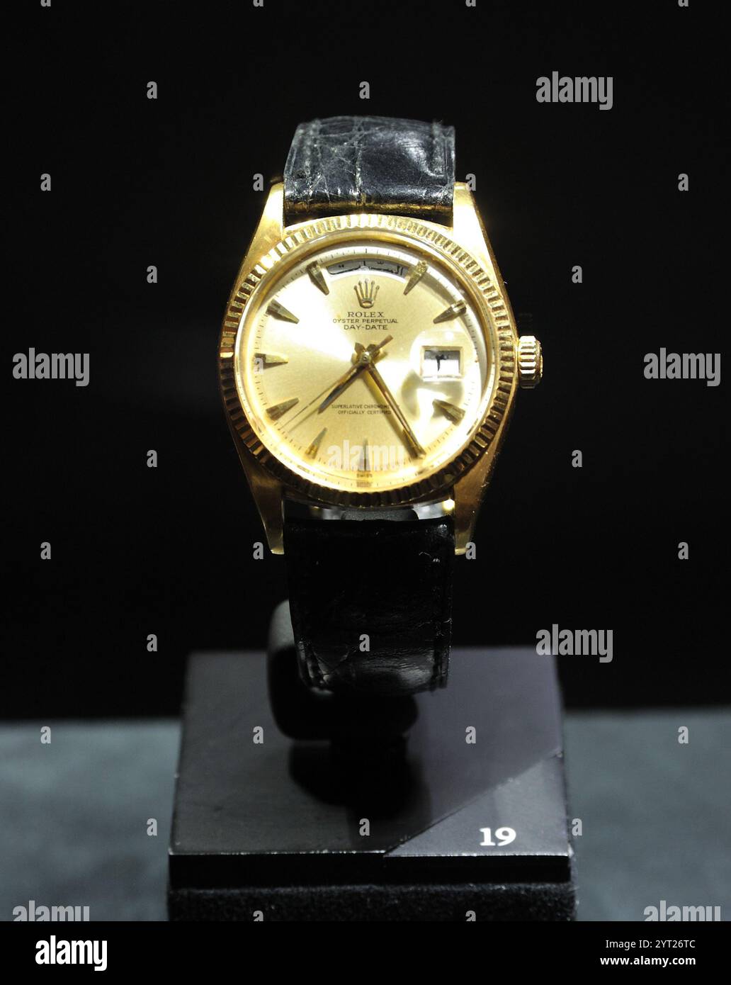 New York, USA. 05th Dec, 2024. Rolex Reference 1803 watch, owned and worn by President Gamal ...