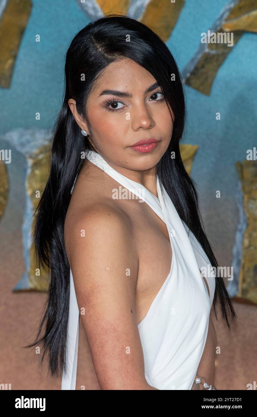 Grecia De la Paz attends the world premiere of the film 'The Lord of the Rings: The War of the ...