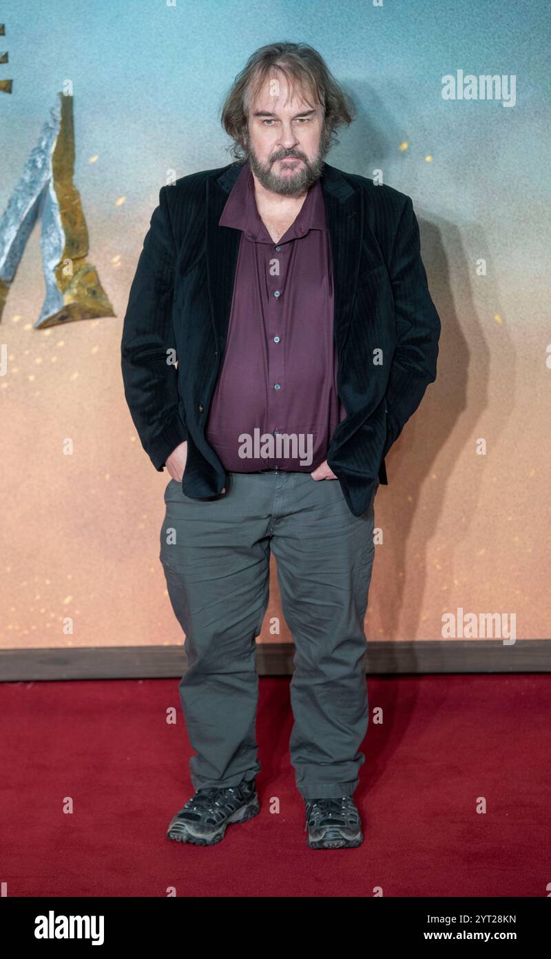 Sir Peter Jackson attends the world premiere of the film 'The Lord of the Rings: The War of the ...