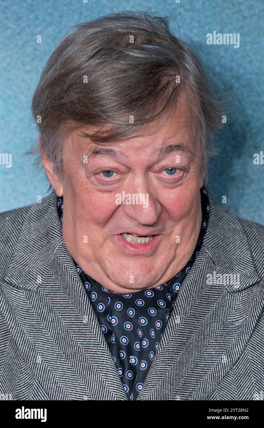Stephen Fry attends the world premiere of the film 'The Lord of the ...