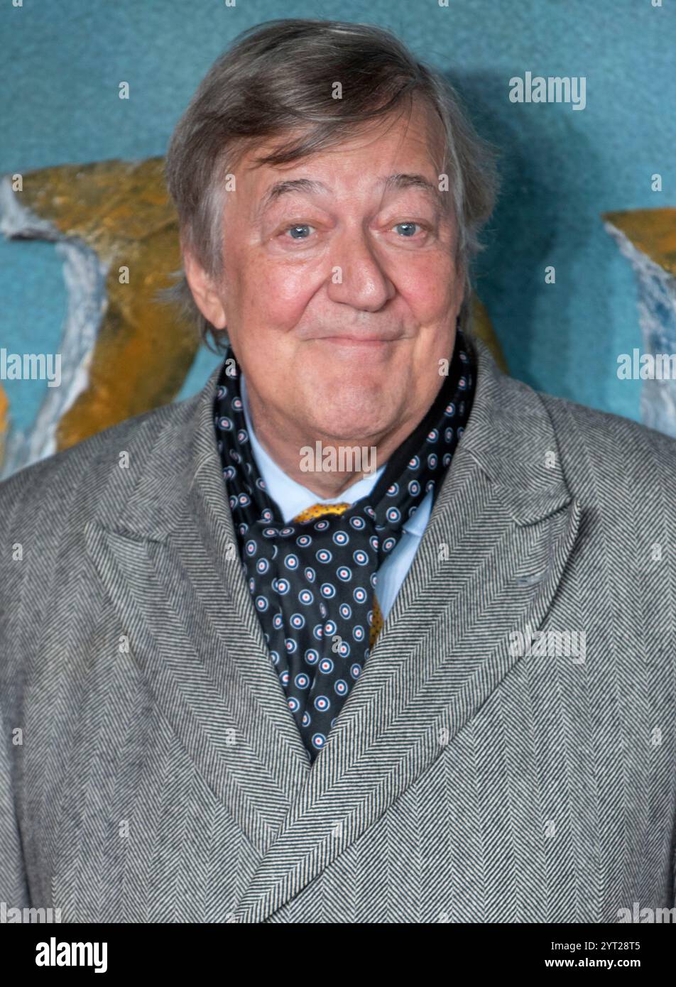 Stephen Fry attends the world premiere of the film 'The Lord of the ...