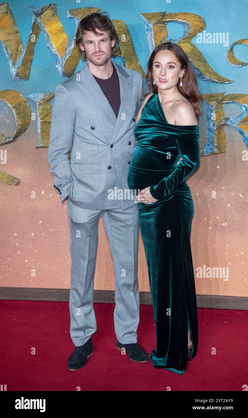 Benjamin Wainwright and Phoebe Sparrow attends the world premiere of ...