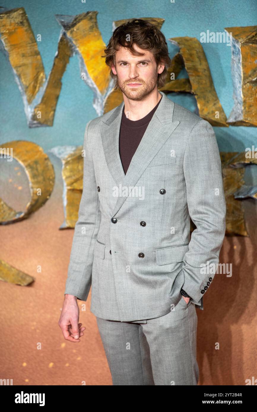 Benjamin Wainwright attends the world premiere of the film 'The Lord of the Rings: The War of ...