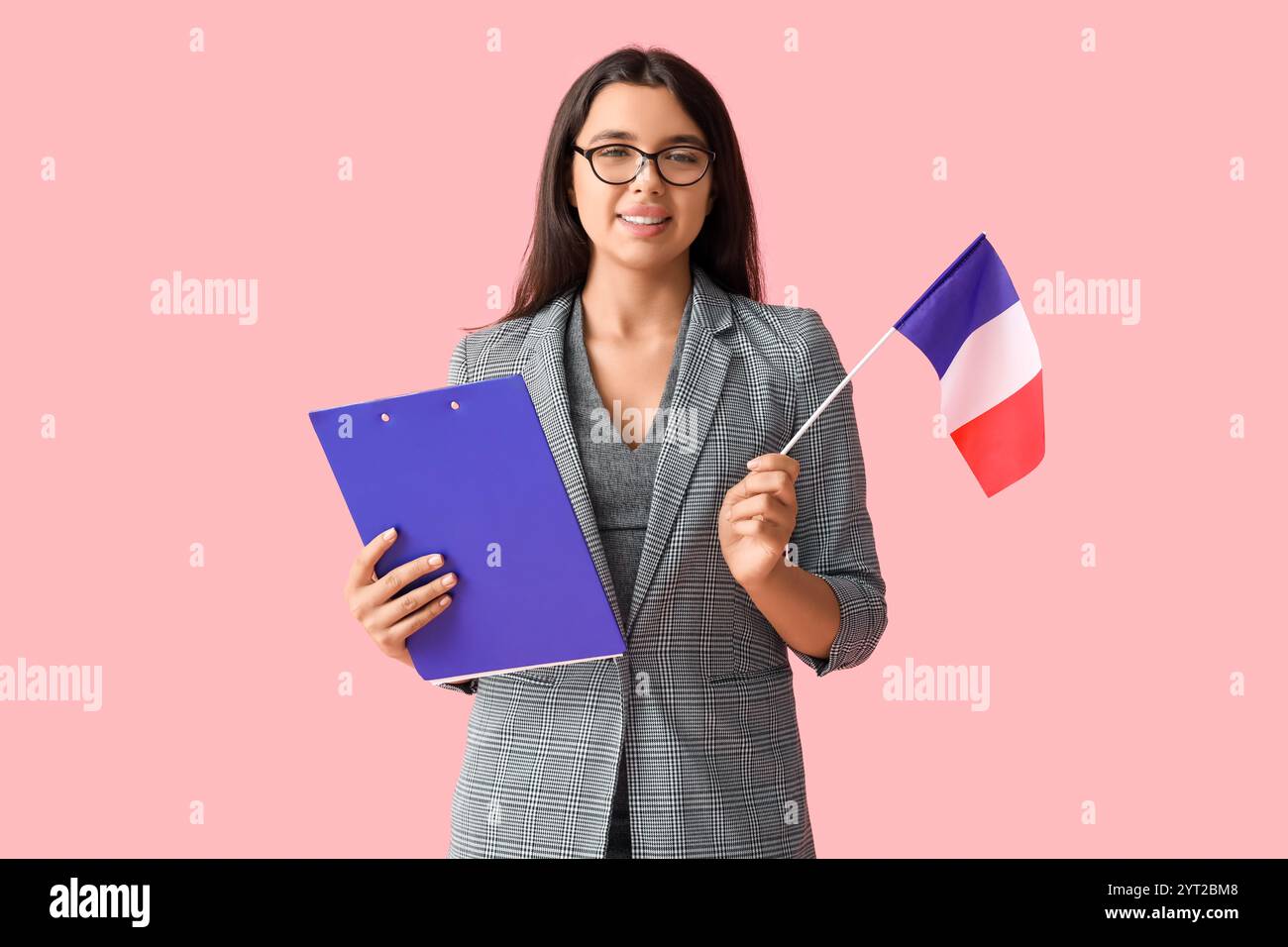 Female french language teacher hi-res stock photography and images - Alamy