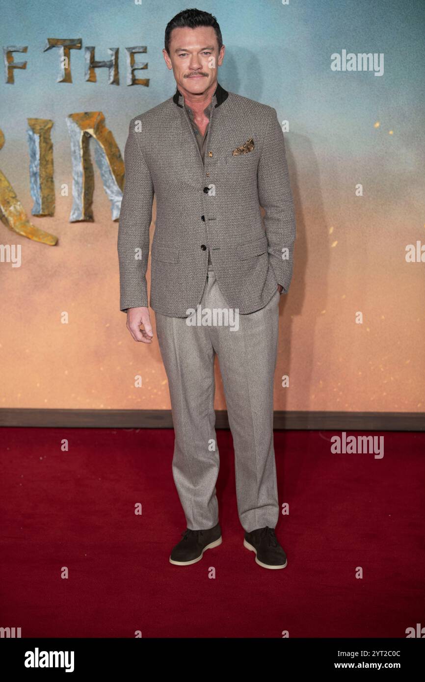 Luke Evans attends the world premiere of the film 'The Lord of the ...