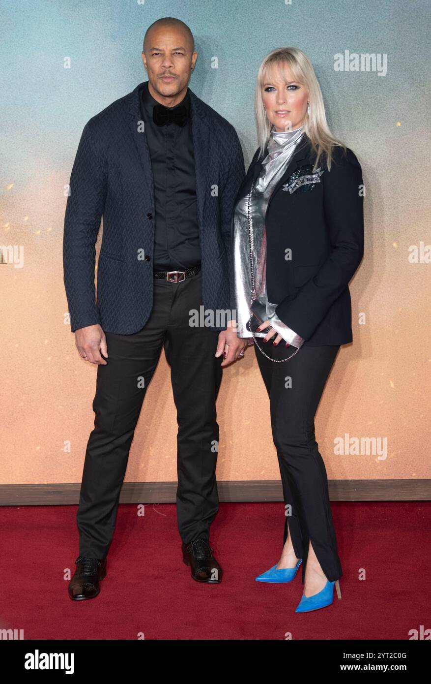 Michael Wildman and Ceri Ann Gregory attends the world premiere of the ...