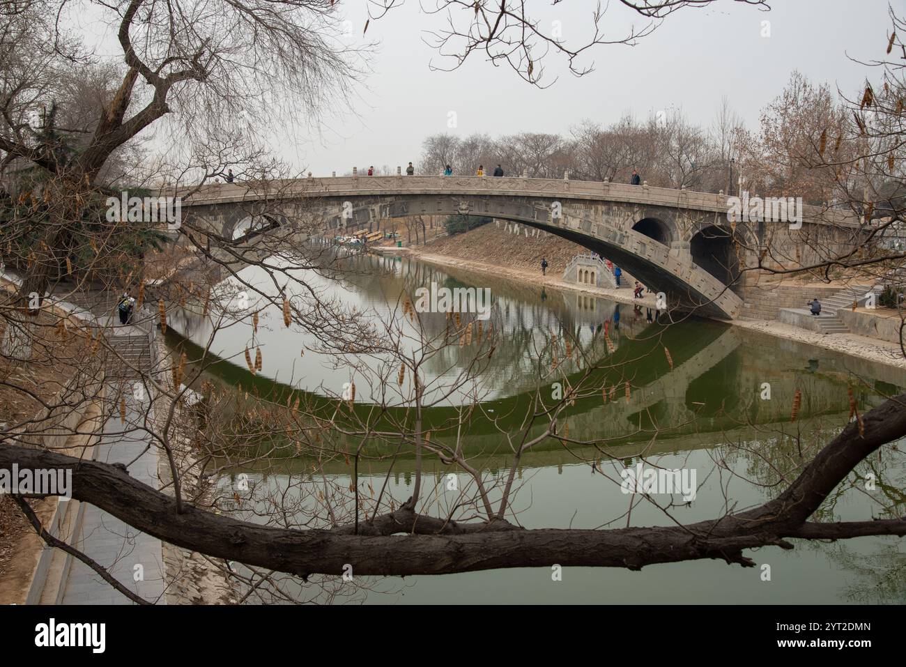 famous old arch bridge at Zhaozhou. Probably the oldest bridge of China ...
