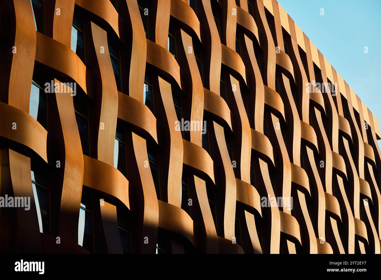 The Intricate Wooden Patterning Found in Modern Architectural Design is ...