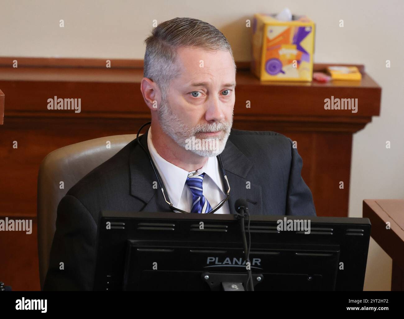 Oxford Police Department Detective Mark Hodges testifies in the capital ...