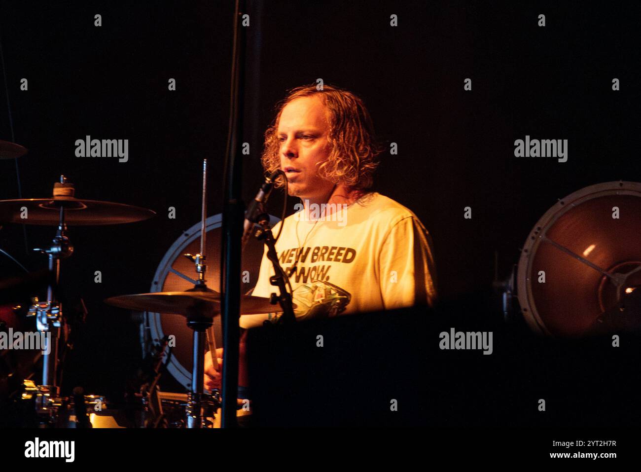 Cage the Elephant: Jared Champion performs during day 1 of the 2024 ...