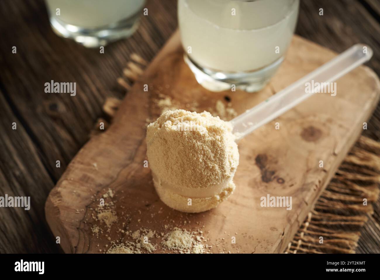 Protein powder measuring scoop hi-res stock photography and images - Alamy