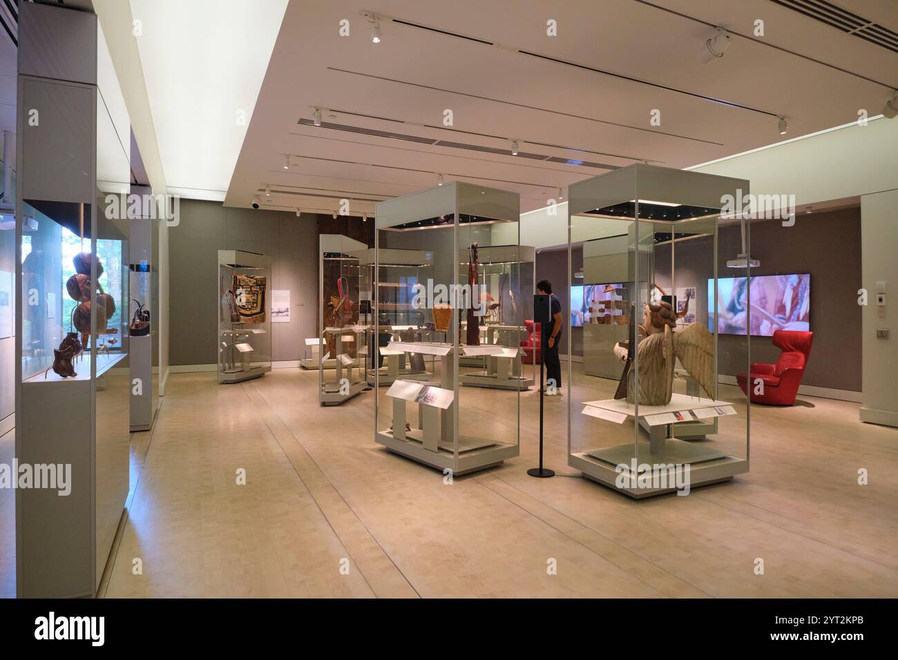 View of the Northwest Coast Masterworks gallery with various First ...