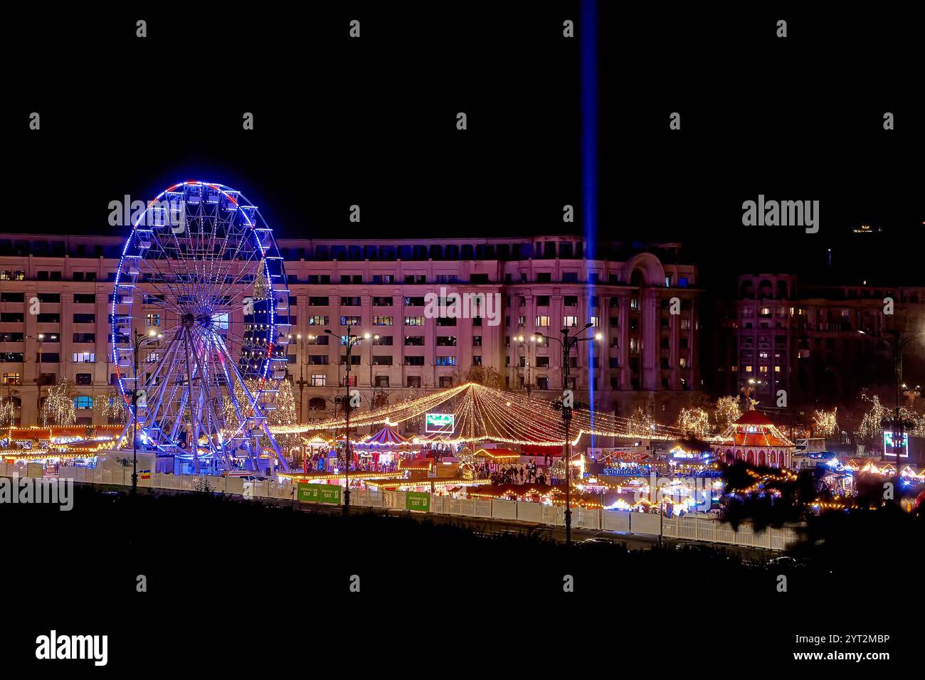 Bucharest christmas lights hi-res stock photography and images - Alamy
