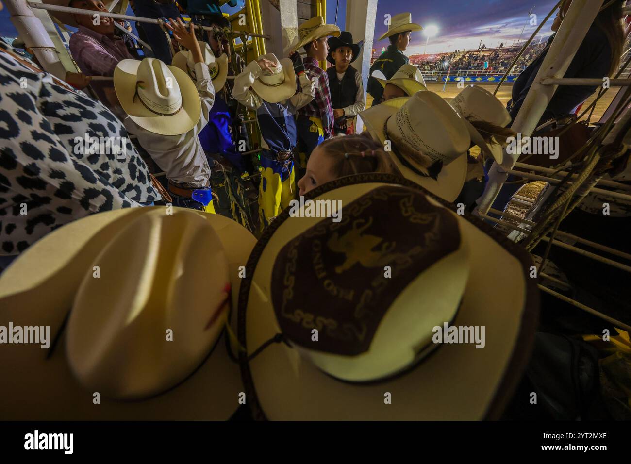 cowboy hat in a Sonora State Rodeo Arena at the Sonora Regional ...