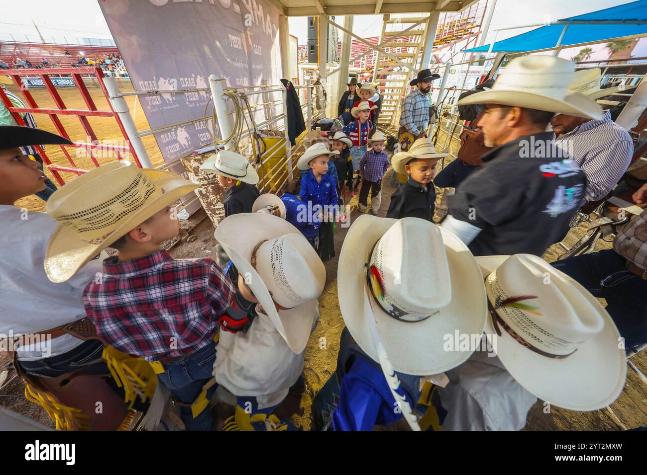 cowboy hat in a Sonora State Rodeo Arena at the Sonora Regional ...