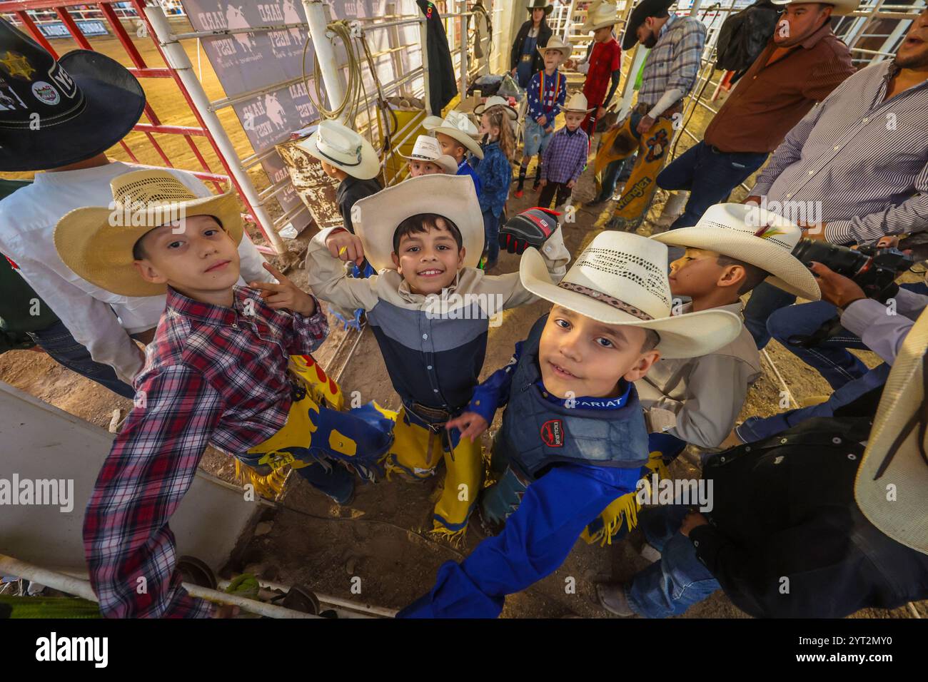 cowboy hat in a Sonora State Rodeo Arena at the Sonora Regional ...