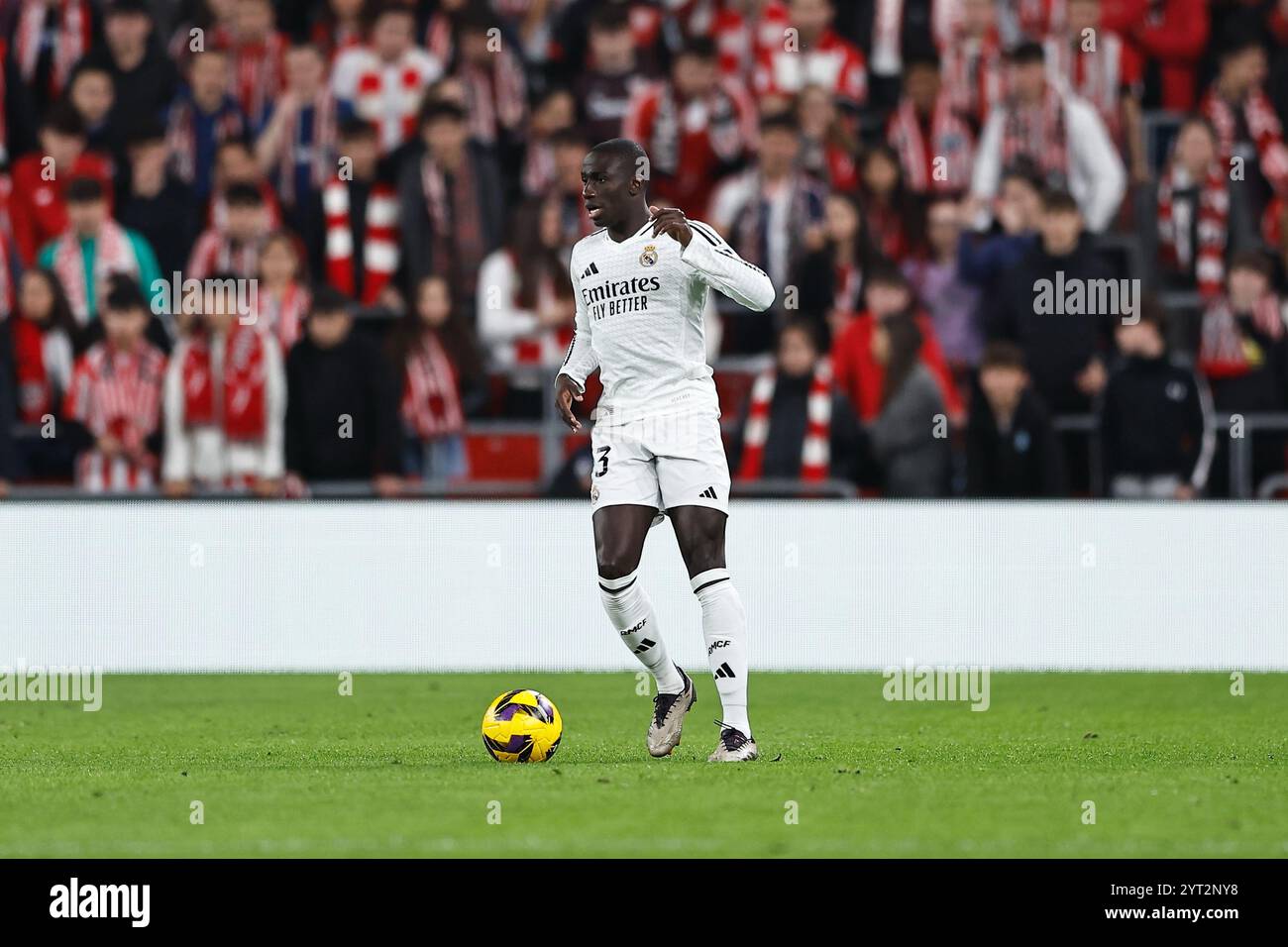 Bilbao, Spain. 4th Dec, 2024. Ferland Mendy (Real) Football/Soccer ...