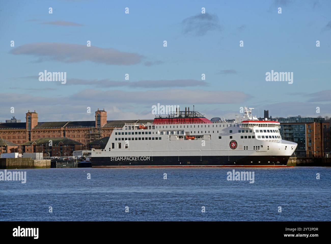 IOMSPC flagship, MANXMAN, berthed at the new LIVERPOOL WATERLOO DOCK ...
