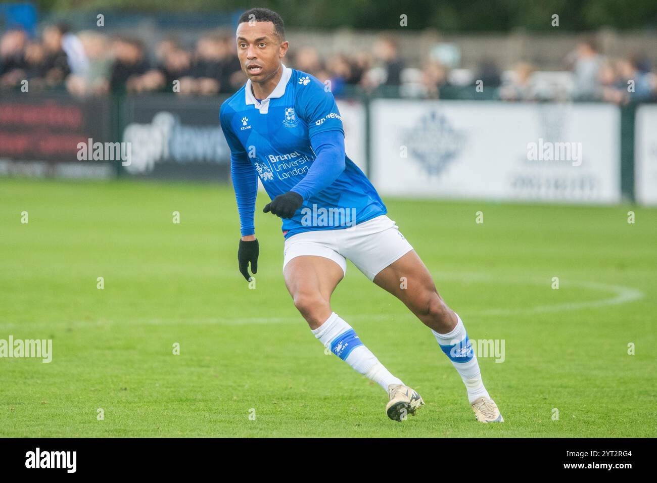 Alex Reid looking forward in Wealdstone FC Vs Gosport Borough 12/10/24 ...