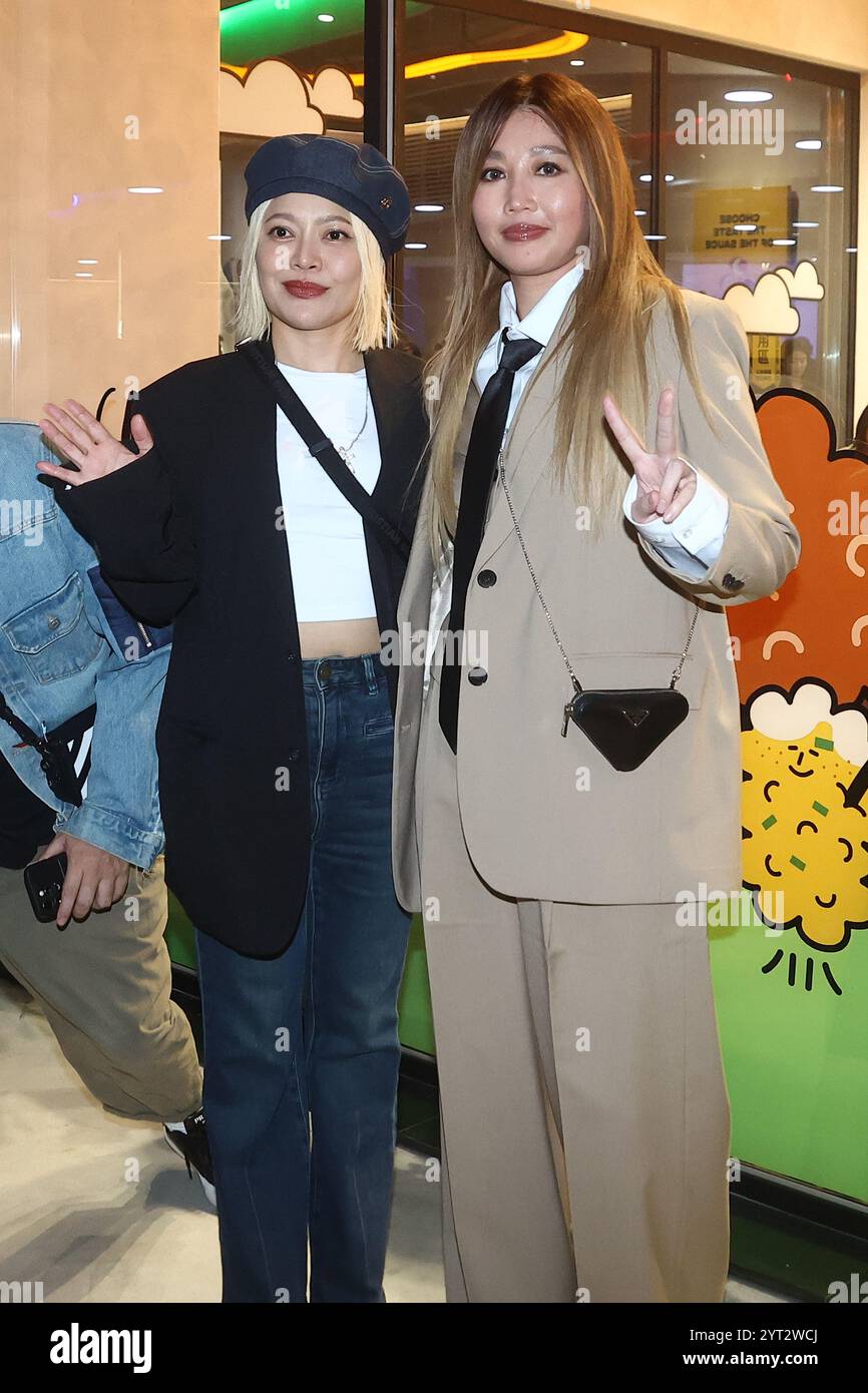 TAIPEI, CHINA - DECEMBER 5, 2024 - Tai Ailing and A-Lin attend Jay Chou ...