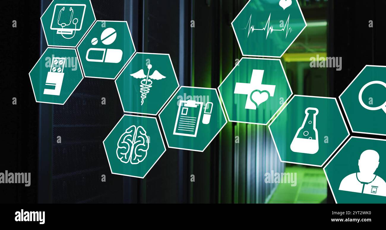 Medical data connections hi-res stock photography and images - Alamy