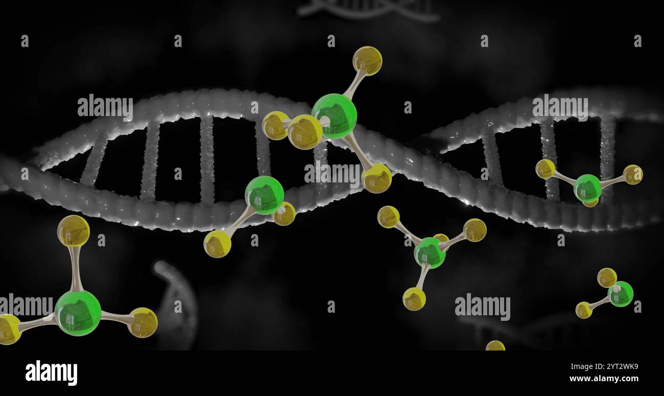 Dna structure spinning network hi-res stock photography and images - Alamy