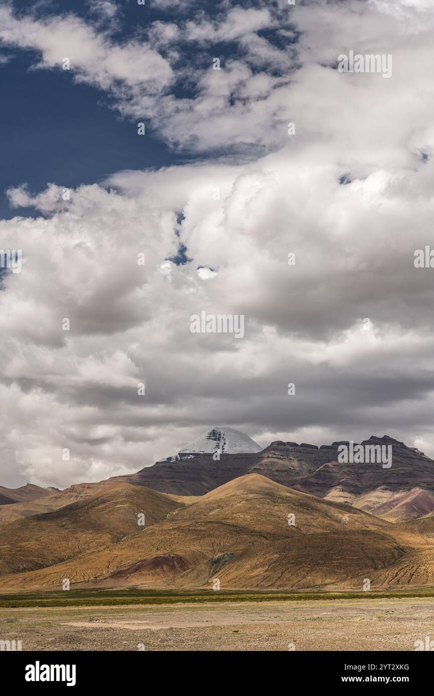 Mount Kailash, is a 6,638 m high peak in the Kailash Range, which forms ...
