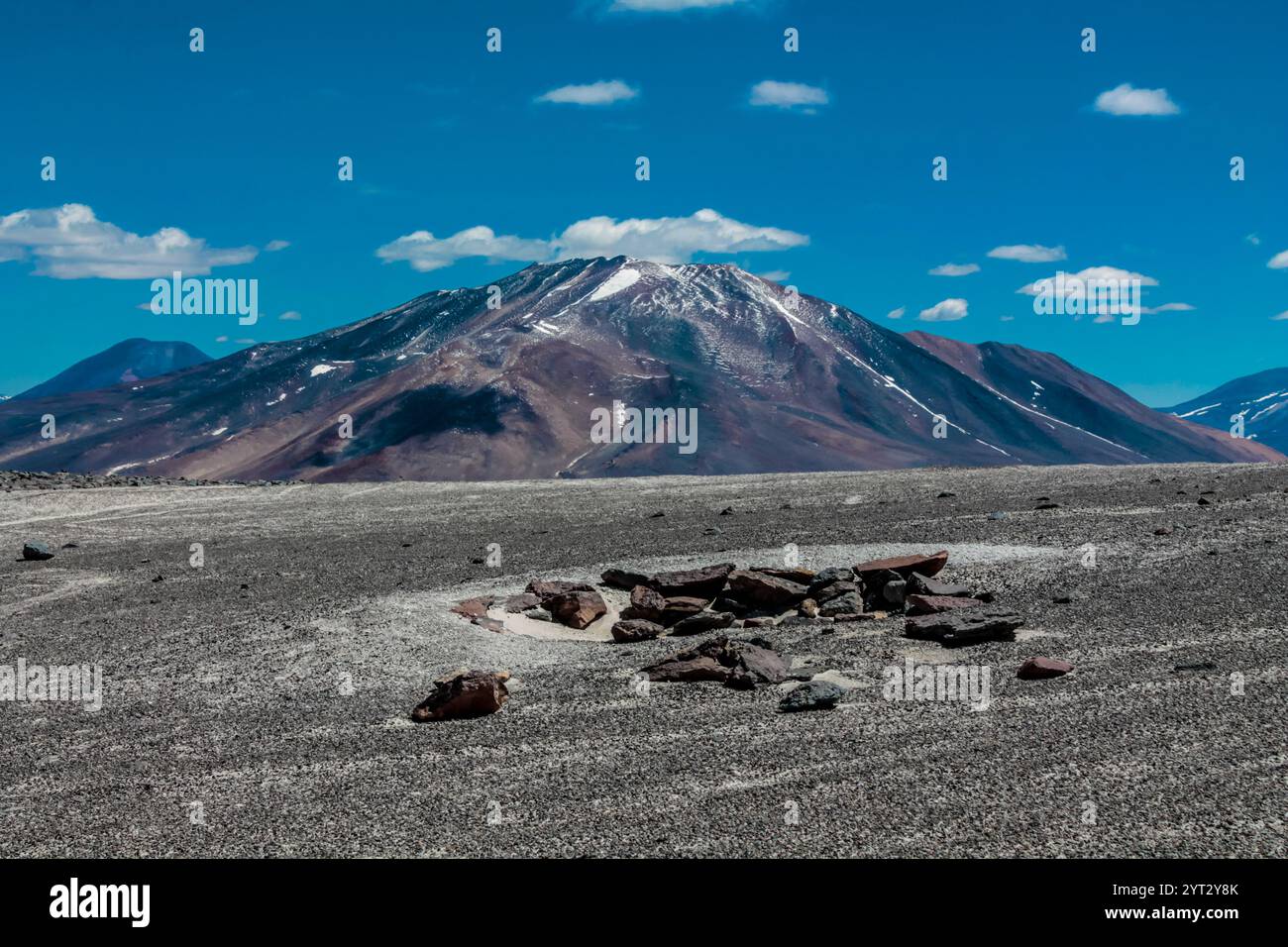 Ojos del Salado highest volcano on Earth mountain summit in Atacama ...