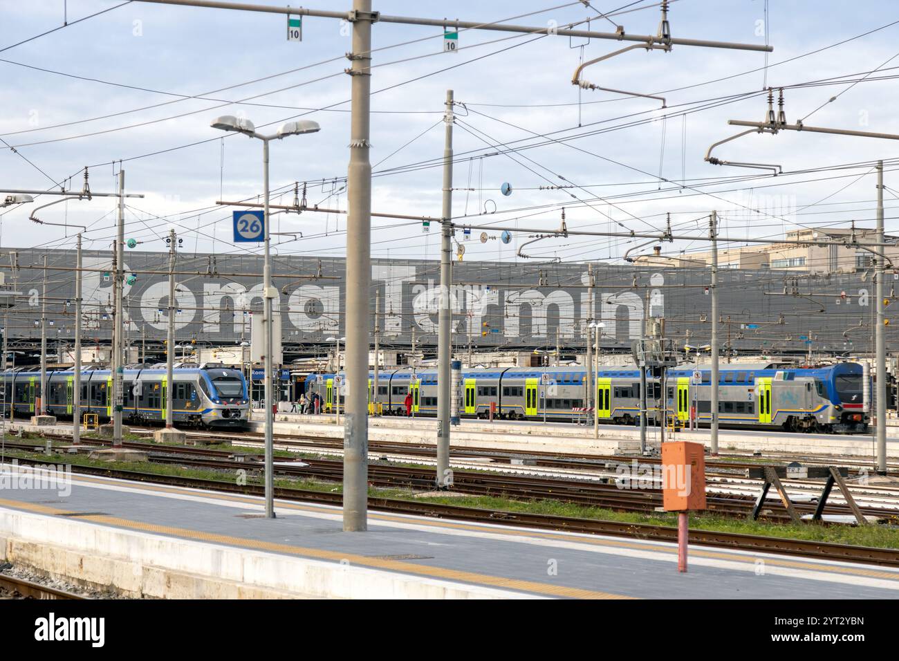 Rome, Italy - Nov 13th, 2024: Roma Termini station, a key ...