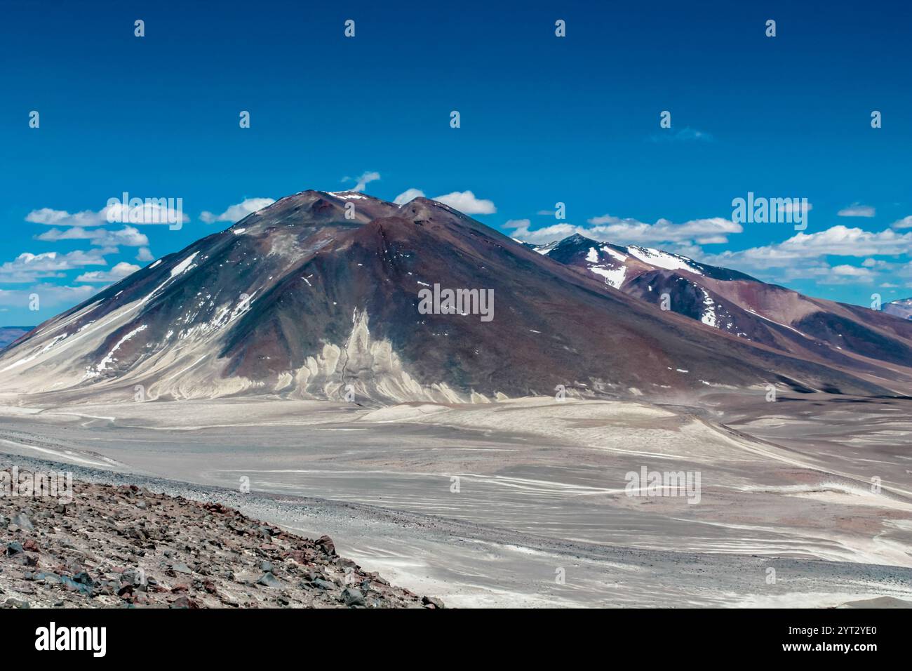Ojos del Salado highest volcano on Earth mountain summit in Atacama ...