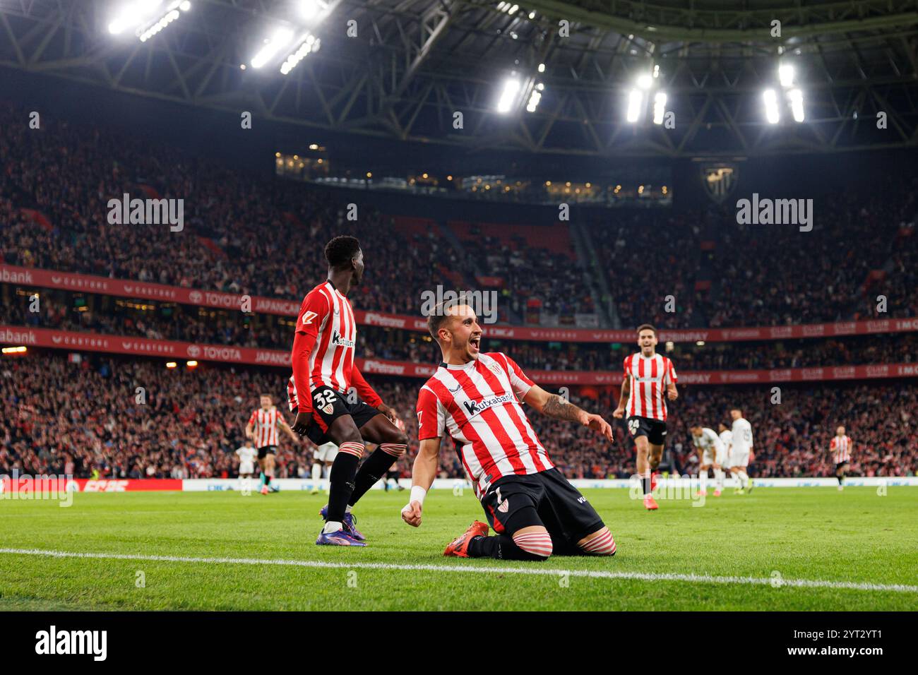 Alex Berenguer seen celebrating after scoring goal during LaLiga EA ...