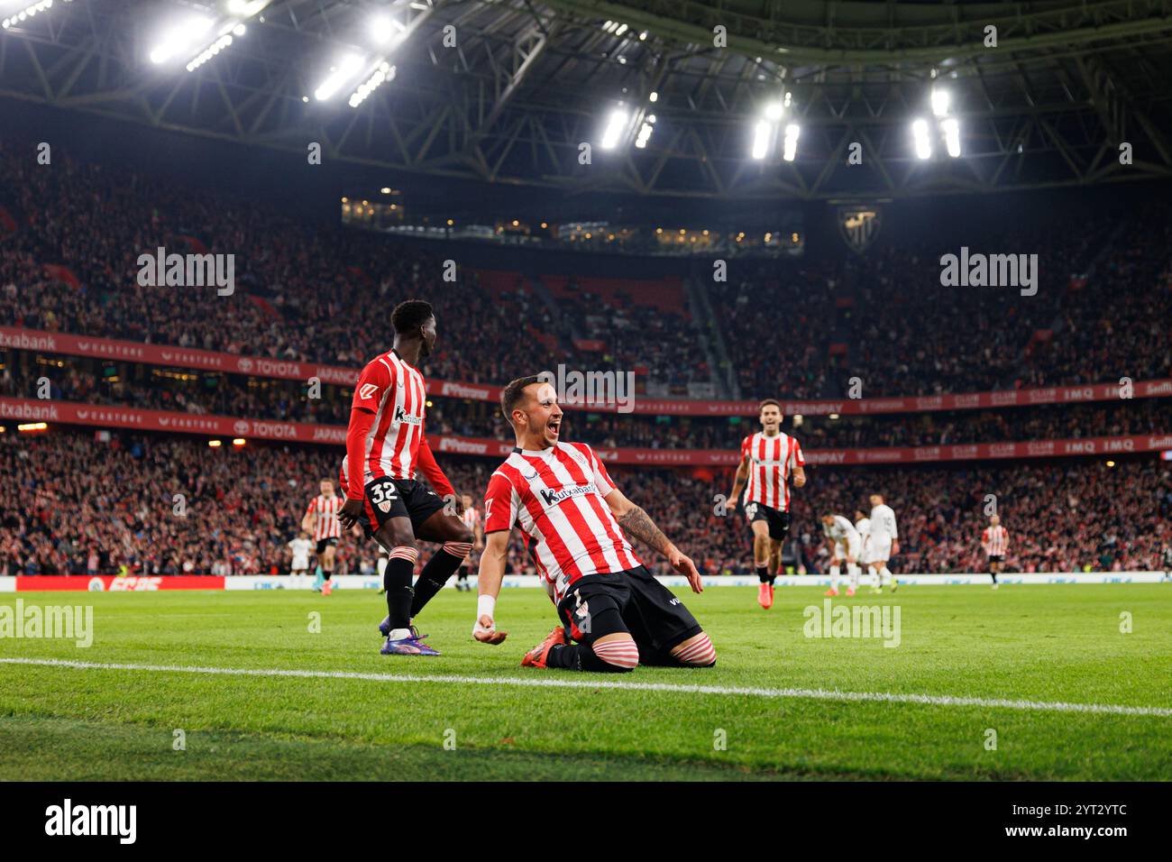 Alex Berenguer seen celebrating after scoring goal during LaLiga EA ...