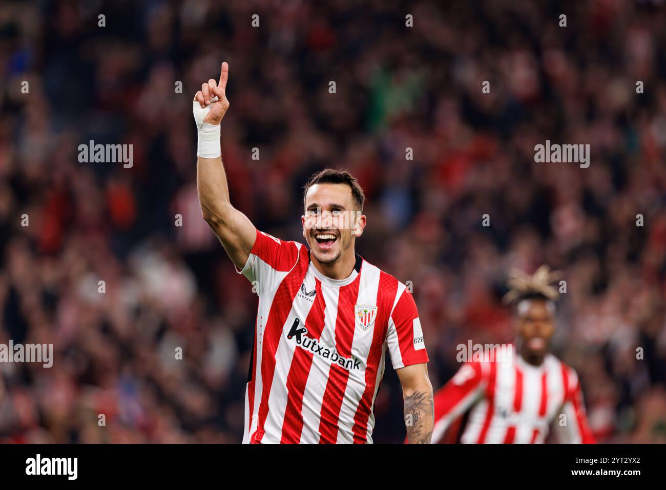 Alex Berenguer seen celebrating after scoring goal during LaLiga EA ...