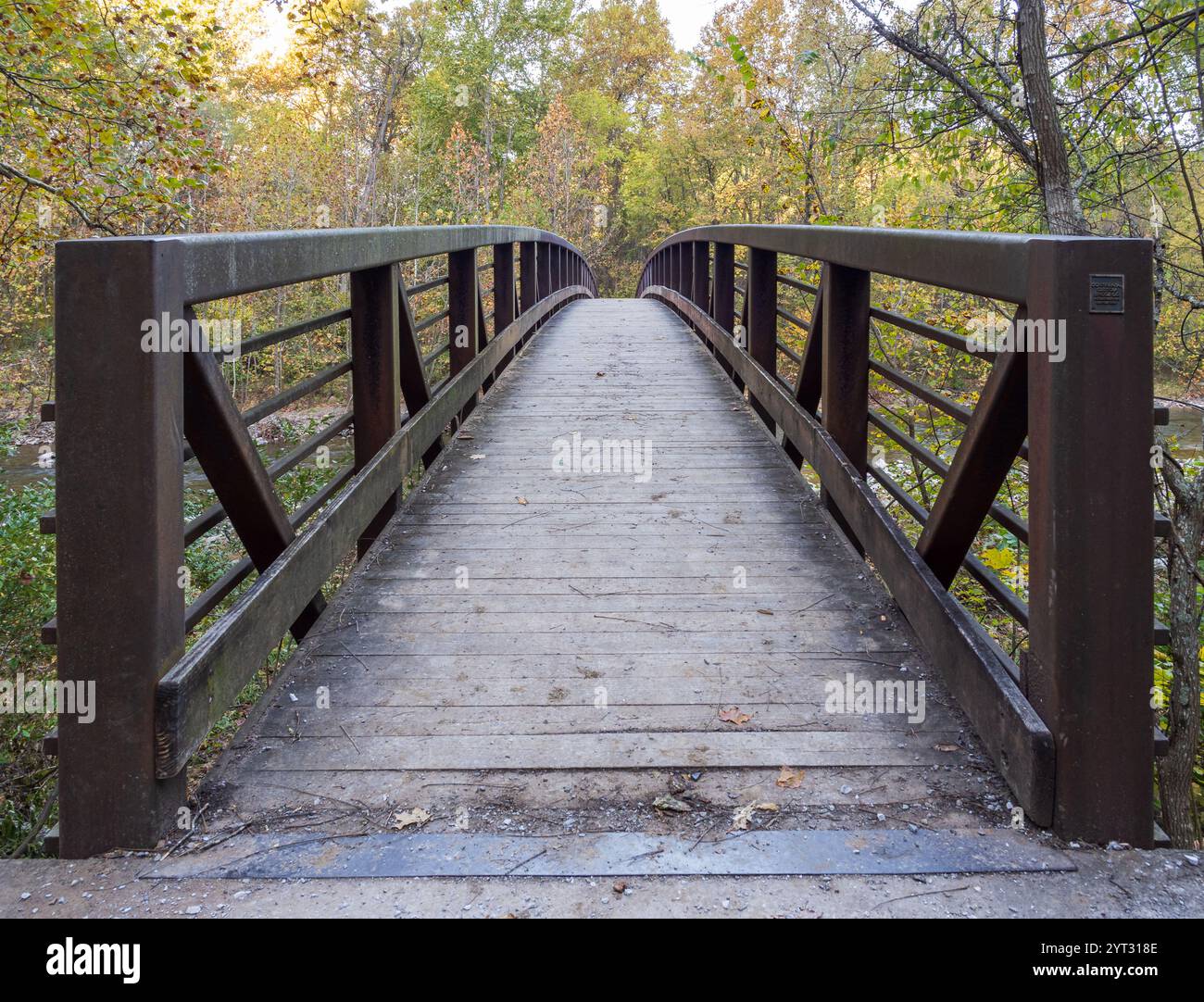 A bridge with perfectly symmetrical leading lines crosses the North ...