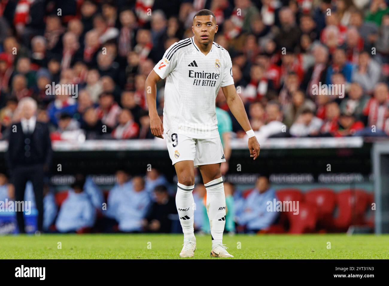 Kylian Mbappe seen during LaLiga EA SPORTS game between teams of ...