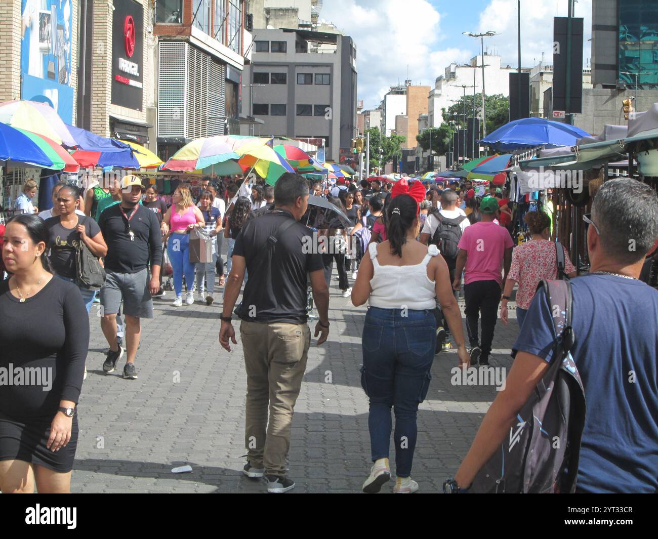 Bulevar de Sabana Grande, Caracas, Distrito Capital.Editorial ...