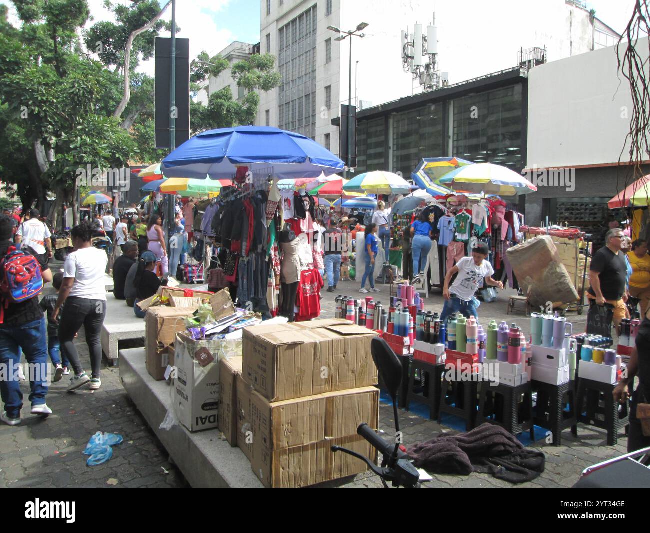 Bulevar de Sabana Grande, Caracas, Distrito Capital.Editorial ...