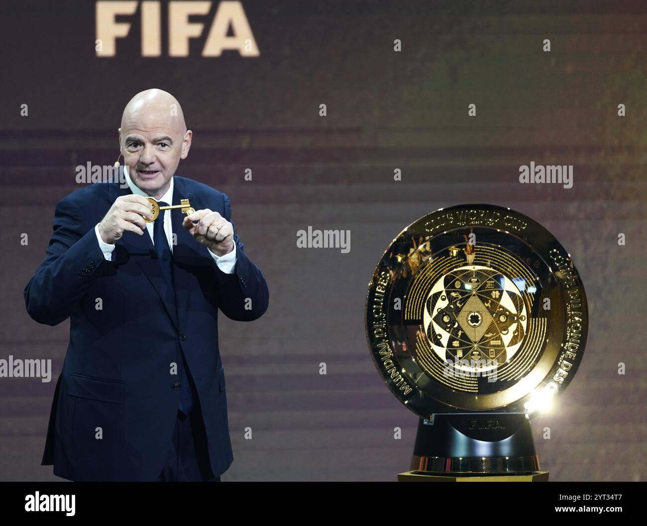 Fifa world cup draw infantino hi-res stock photography and images - Alamy