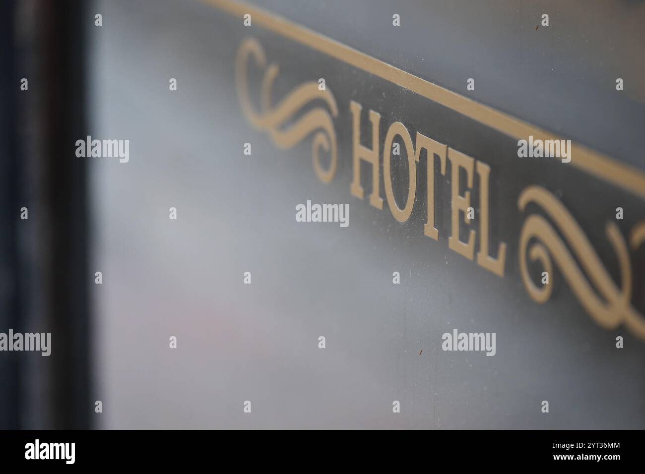 Beautiful and Elegant Hotel Signage Created in a Classic Typography ...