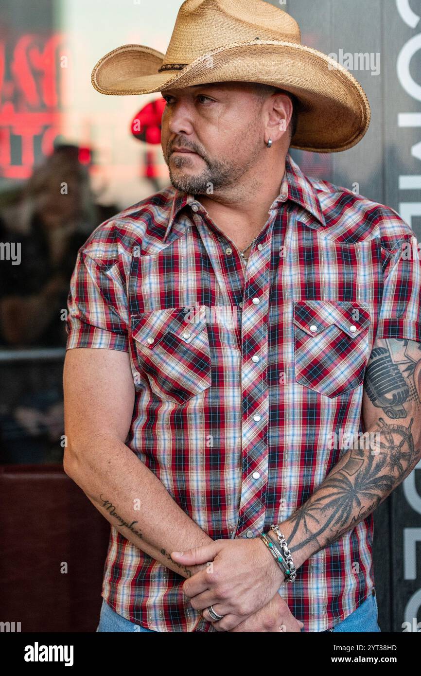 Las Vegas, NV, USA. 5th Dec, 2024. Jason Aldean at the grand opening of ...