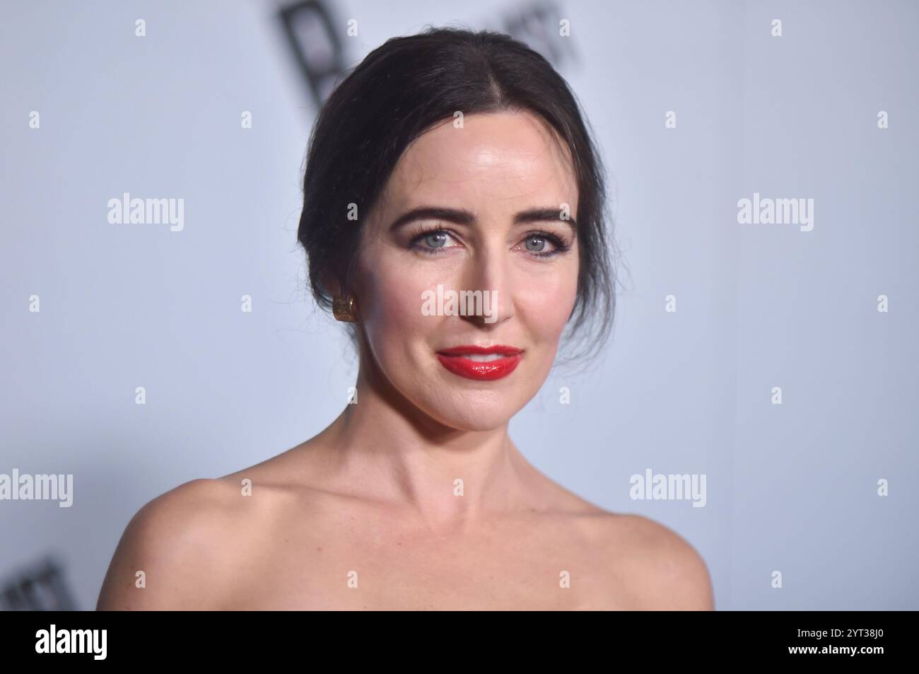 Grace Kendall arrives at the premiere of "The Brutalist" on Thursday, Dec. 5, 2024, at Vista ...