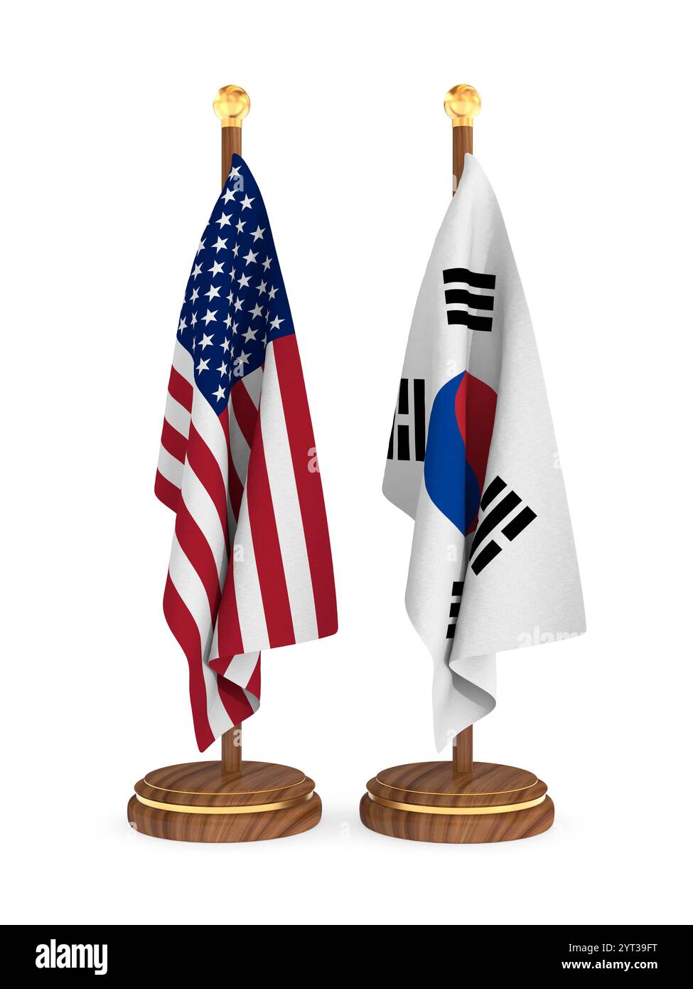 American america korea Cut Out Stock Images & Pictures - Alamy