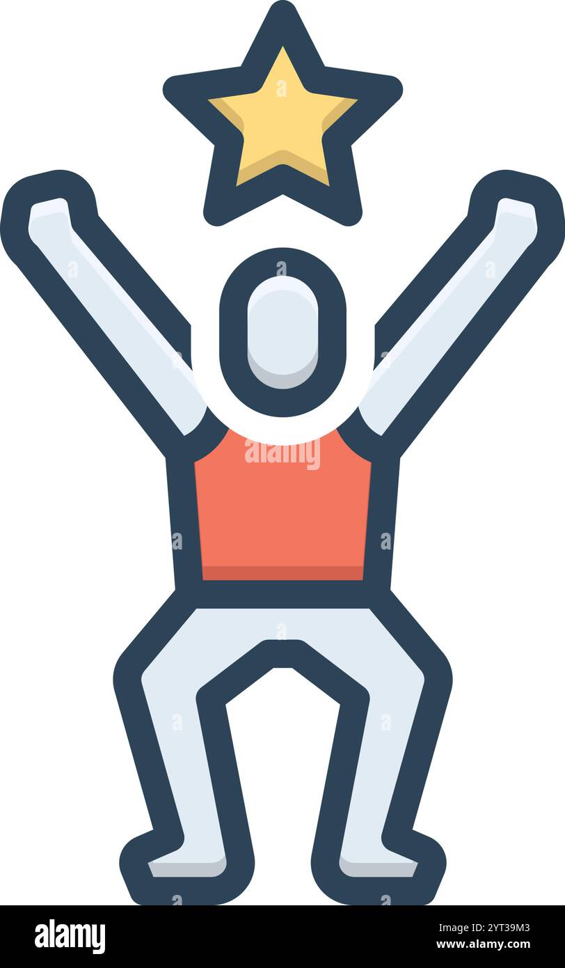 Icon for achievement, accomplishment Stock Vector Image & Art - Alamy