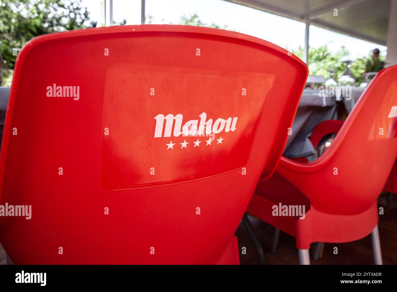 Mahou beer advertising sign hi-res stock photography and images - Alamy