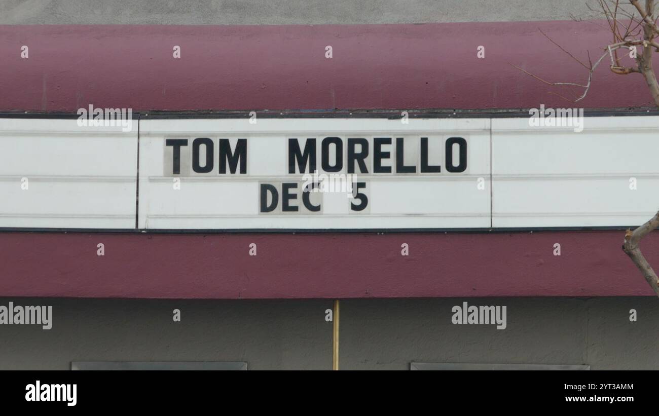 Los Angeles, California, USA 5th December 2024 Musician Tom Morello ...