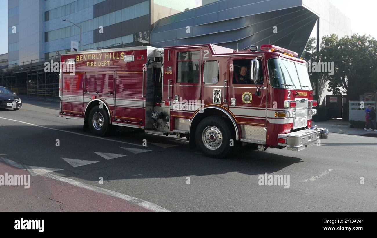 Los Angeles, California, USA 5th December 2024 Beverly Hills Fire ...