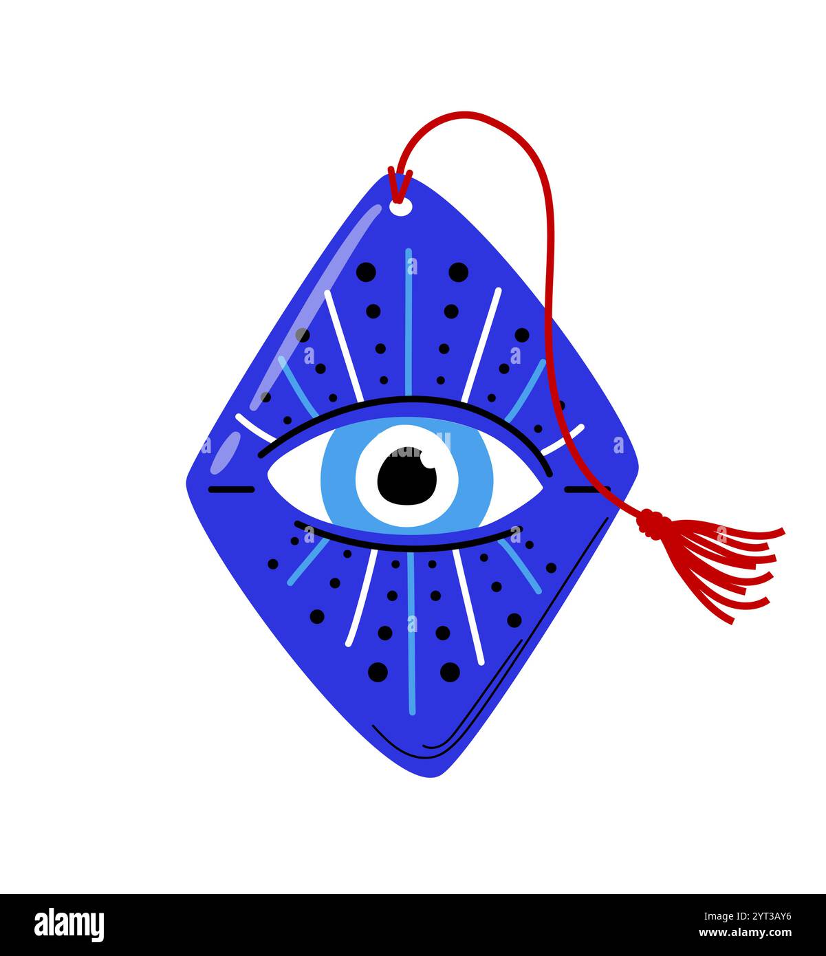 Eye shaped amulet Cut Out Stock Images & Pictures - Alamy