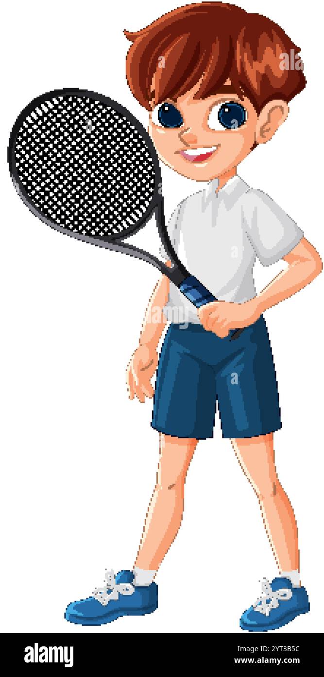 Boy in sports shirt Cut Out Stock Images & Pictures - Alamy