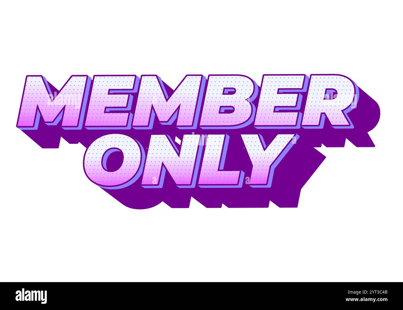 Member only. Text effect design for social media or marketing ads Stock ...