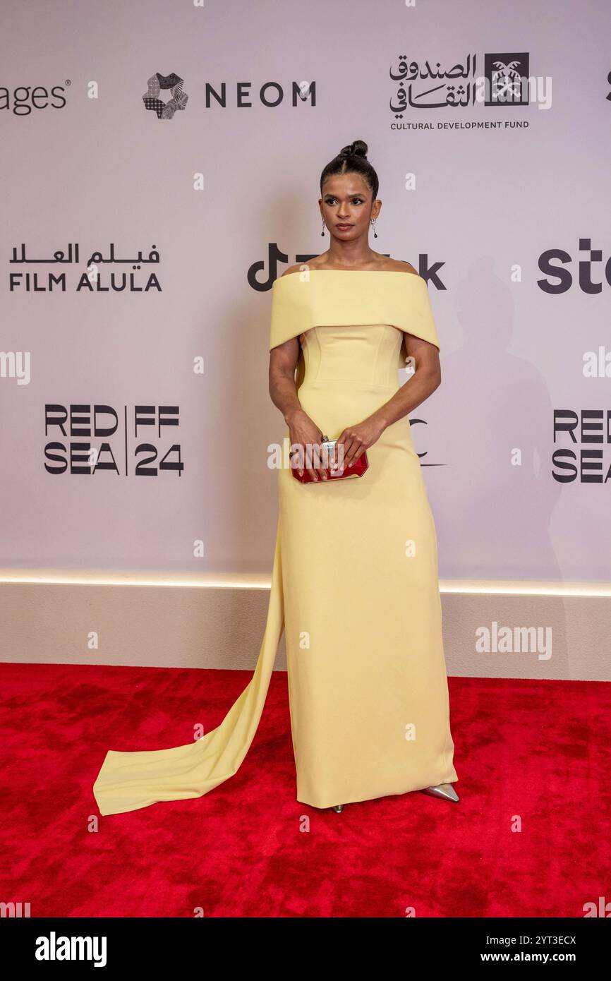 Jeddah, Saudi Arabia. 05th Dec, 2024. British professional boxer Ramla ...